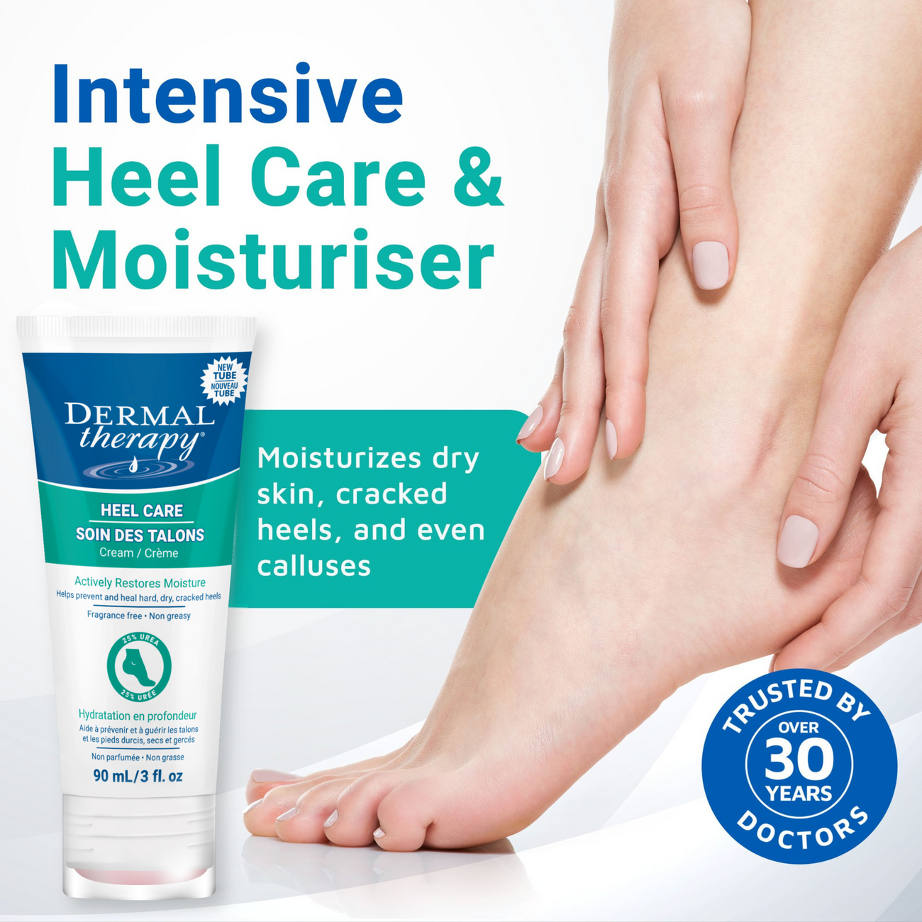 Heel Cream | Cracked Heel Cream | Dermal Therapy