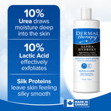 Alpha Hydroxy Lotion | 10% Urea/10% Lactic Acid | Dermal Therapy-16oz ...