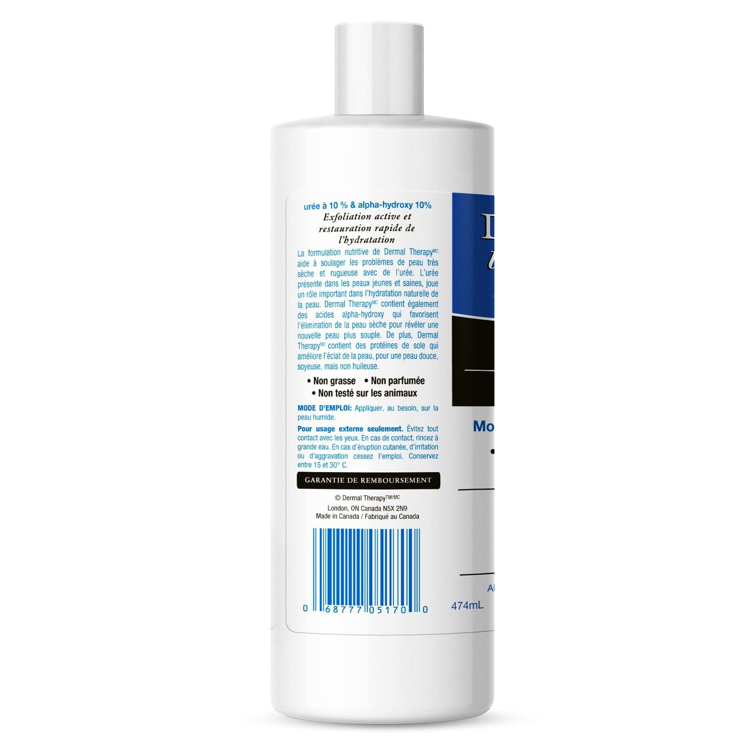 Alpha Hydroxy Lotion | 10% Urea/10% Lactic Acid | Dermal Therapy-16oz